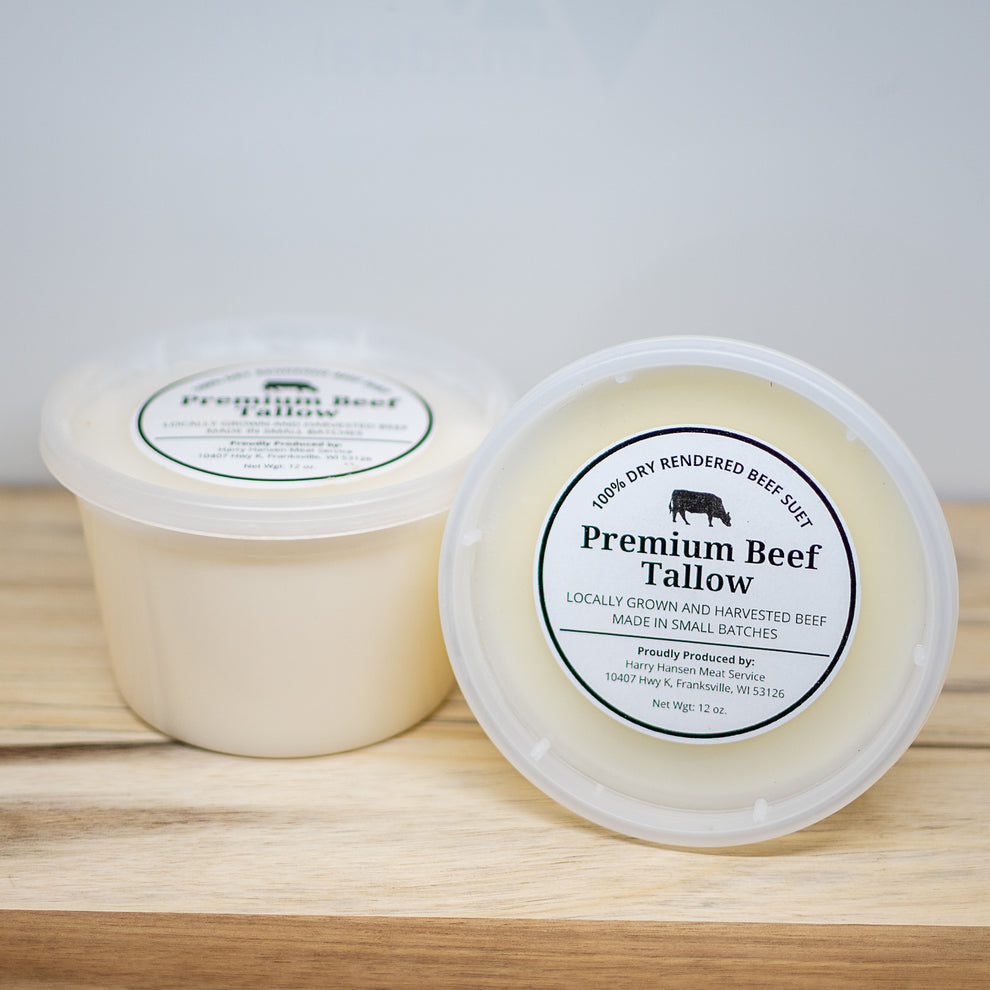 12 oz. Premium Beef Tallow – Harry Hansen Meat Service - Online Store