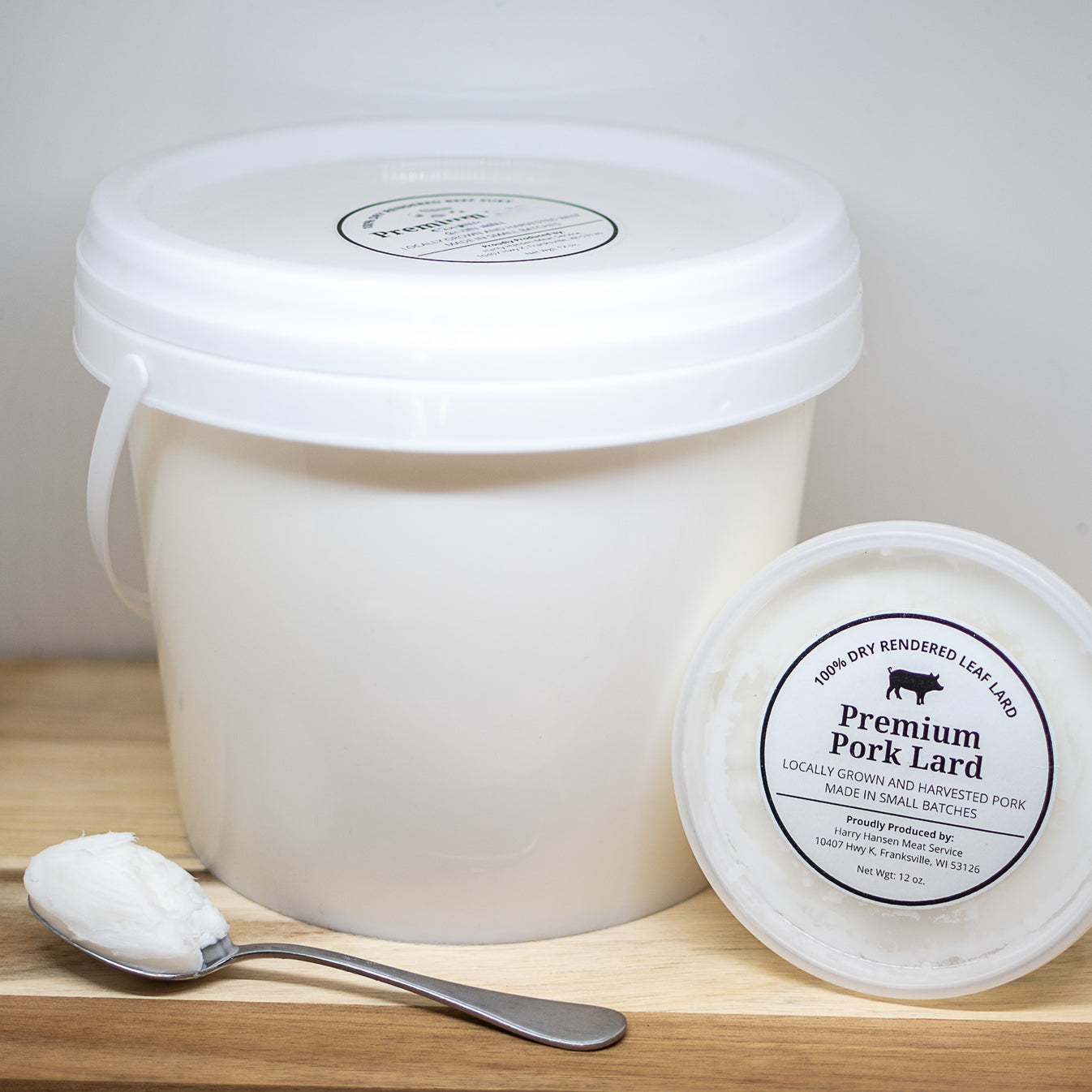 7 lbs. Premium Pork Leaf Lard – Harry Hansen Meat Service - Online Store